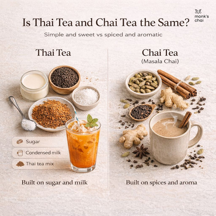 Is Thai Tea and Chai Tea the Same? Key Differences Explained – Monk's Chai